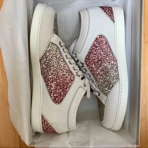Jimmy Choo | Shoes | Jimmy Choo Miami Sneakers In Platinumflamingo ...
